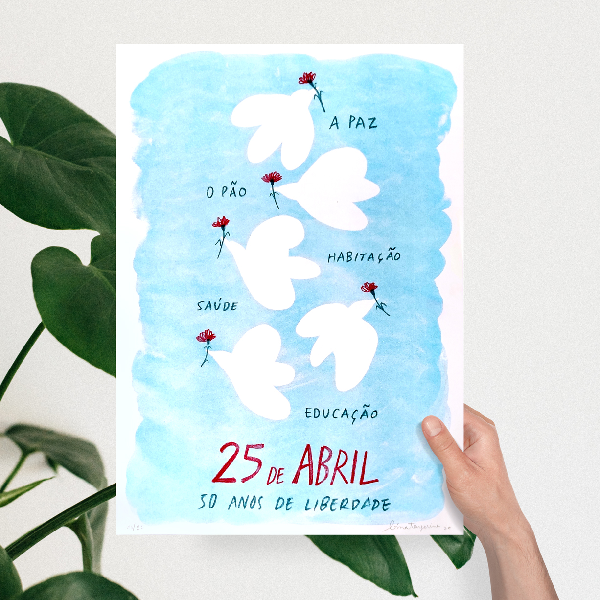 50 anos 25 Abril - Bina Tangerina - Apaixonarte